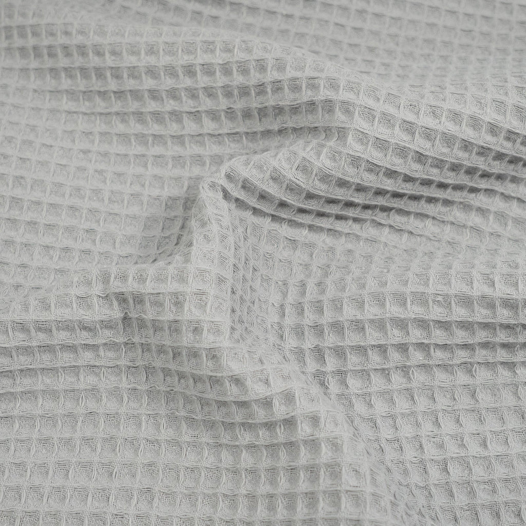 Silver Waffle Cotton Fabric | Buy Online Now – The Cloth Cutter